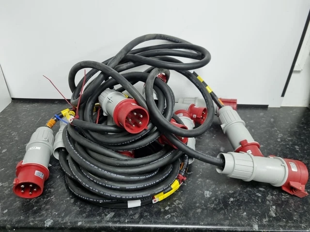 SCAME INDUSTRIAL SOCKET 3P+N+T - Southwire Royal Cable 5/C 10 AWG - Job ...