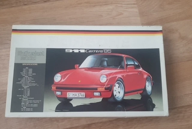 1985 PORSCHE 911 Carrera 85 1/24 Fujimi Kit Modellbausatz Enthusiast ...