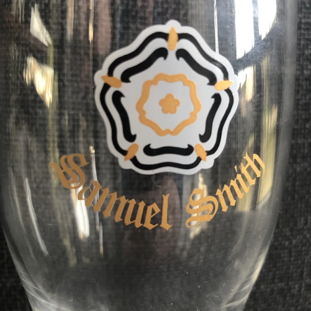 BEER GLASS SAMUEL Smith Pub Pint - Oldest Yorkshire Brewery - White ... BEER GLASS SAMUEL Smith Pub Pint - Oldest Yorkshire Brewery - White ...