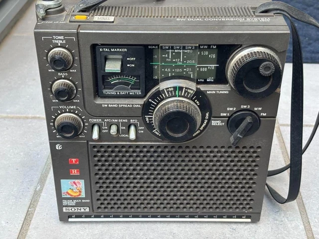 SONY SKYSENSOR ICF-5900 Portable Radio Receiver Vintage 1970s Japan ...