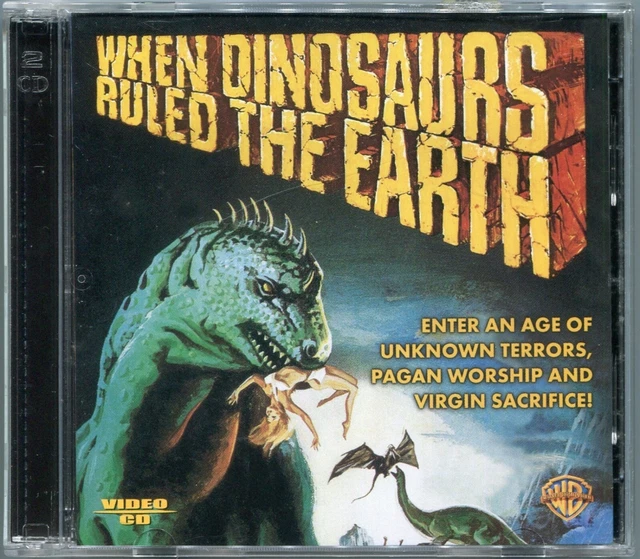 MEGA RARE 1970 When Dinosaurs Ruled the Earth jeu vidéo original CD VCD ...