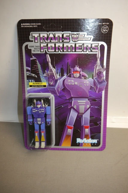 TRANSFORMERS WAVE 2 Rumble 10 cm ReAction Super7 (KA)K EUR 16,03 ...