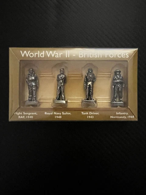 WESTAIR WORLD WAR II British Forces 4 pewter figures, Boxed new £9.99 ...