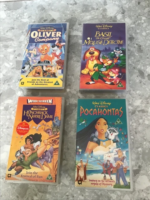 4 X COLLECTIBLE Walt Disney Classics VHS Video Tapes Bundle £10.08 - PicClick UK