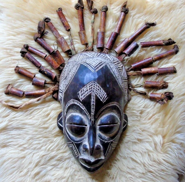 GORGEOUS AFRICAN CHOKWE Tribal Rasta Mask £39.99 - PicClick UK GORGEOUS AFRICAN CHOKWE Tribal Rasta Mask £39.99 - PicClick UK