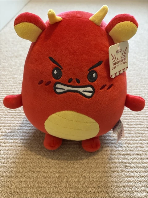 KENJI YABU PLUSH Avo Dragon Plushie Cuddly Soft Toy Kids Teddy 10” Red ...