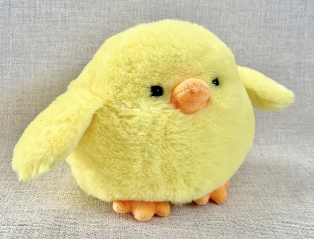 WAITROSE FAT YELLOW Easter Chick Duck Soft Toy Plush Beanie 6" Chubby ...