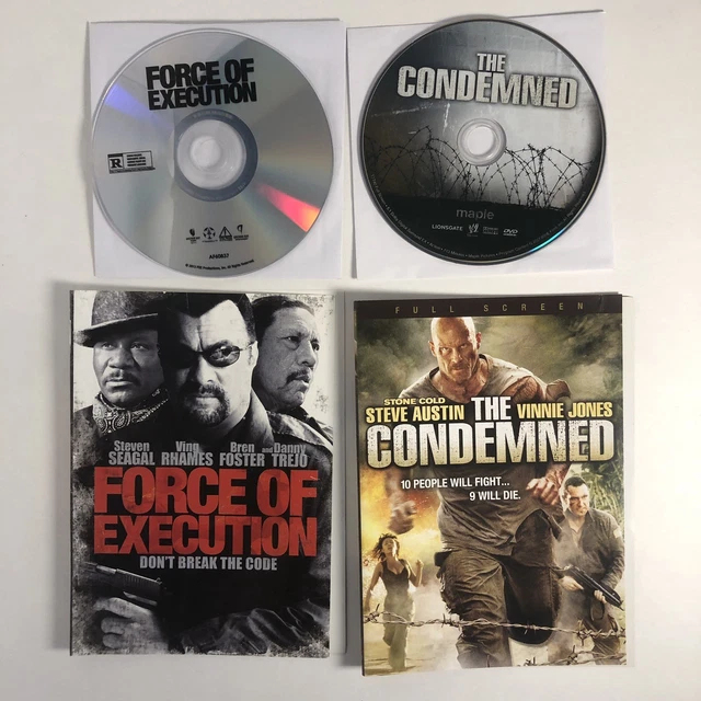 FORCE OF EXECUTION 2013 / The Condemned 2007 DVD's Double Feature (Look ...