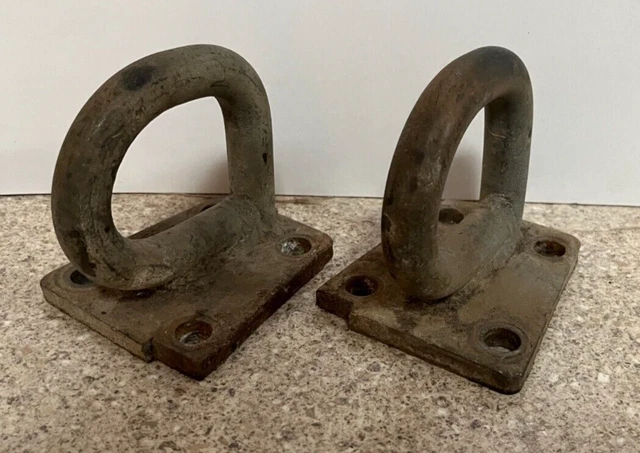 LAND ROVER SERIES & Military Front Lifting Towing Rings / Recovery Eyes ...