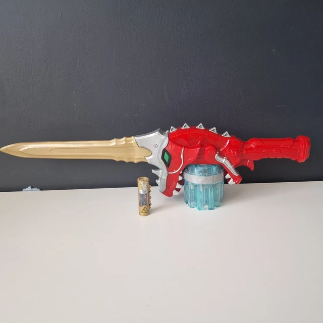 POWER RANGERS DINO Charge Drive Saber Super Sword & 1 SD Charger Bandai ...