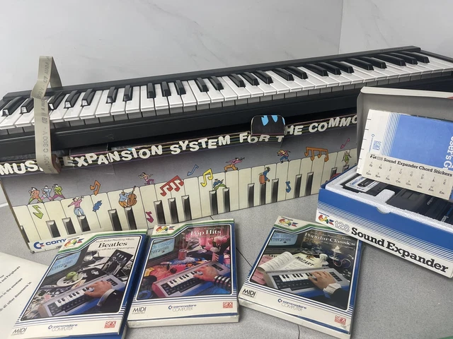 MUSIC EXPANSION SYSTEM for the Commodore 64 and 128 With Software Boxed ...