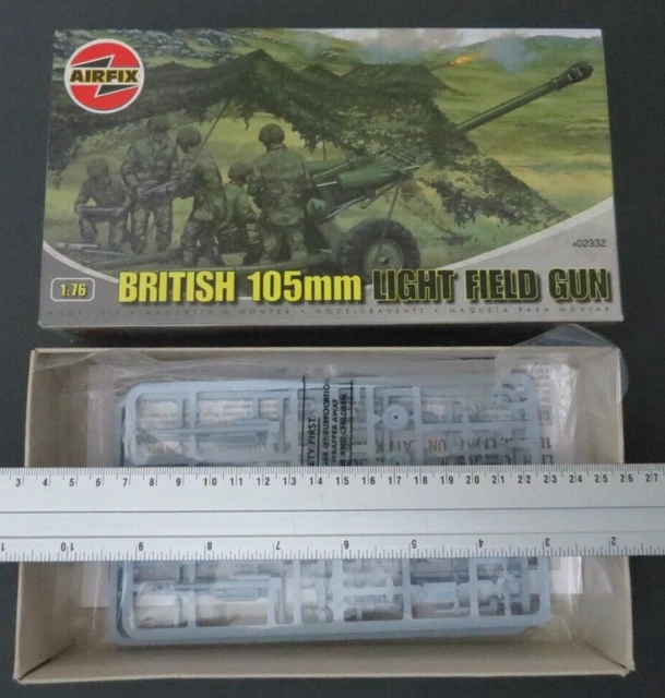 AIRFIX 1:76 BRITISH 105mm LIGHT FIELD GUN Art.: A02332 EUR 5,00 ...