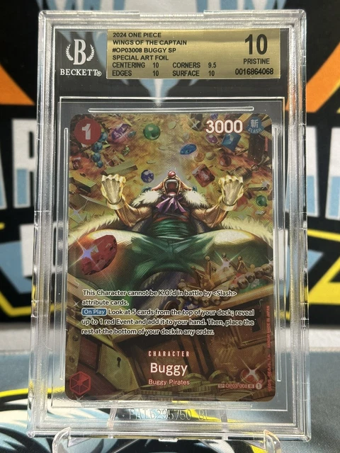 BUGGY SP WINGS of Captain One Piece Inglese BGS 10 INCONTAMINATO OP06 OP03-008 EUR 224,33 ...