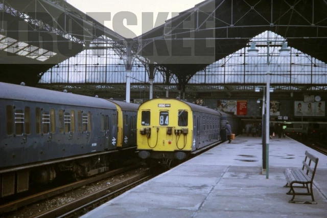 35MM SLIDE BR British Rail Electric EMU Class 501 Broad Street 1973 ...