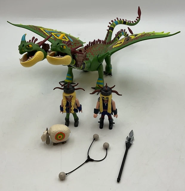 PLAYMOBIL HOW TO Train Your Dragon Racing Belch & Barf Set 70730 £45.00 ...