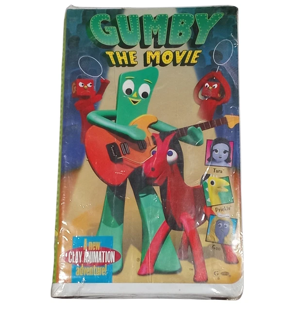 1995 KIDVISION GUMBY: The Movie VHS Claymation Children Sealed ...