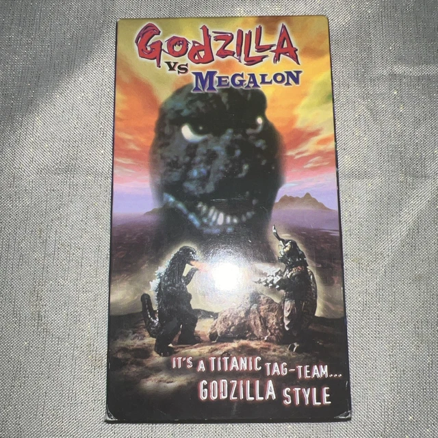GODZILLA VS. MEGALON (VHS 1996) 1973 Gigan Kaiju Gojira Toho Fukuda ...