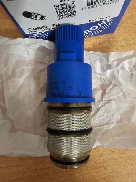GROHE GROHTHERM 1/2& Thermostatic Compact Shower Cartridge 47439 000 ...