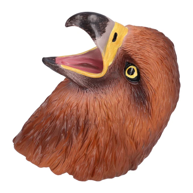 BALD EAGLE HAND Puppet Realistic Open Movable Mouth Interactive Bird ...