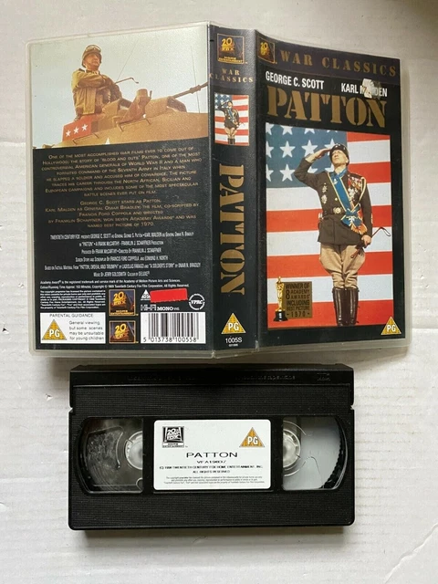 PATTON GEORGE C Scott VHS Video War Film Pre Owned £3.29 - PicClick UK