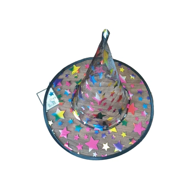 WITCHES HAT HALLOWEEN Rainbow Kids FancyDress Horror Spooky Trick Or ...