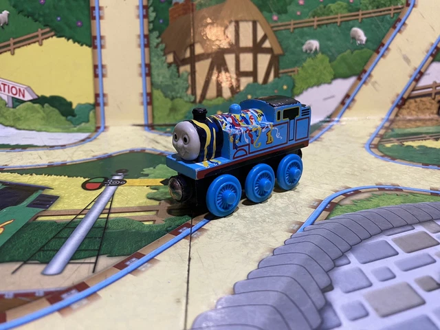 THOMAS AND FRIENDS wooden railway trains Happy Birthday Thomas £6.95 ...