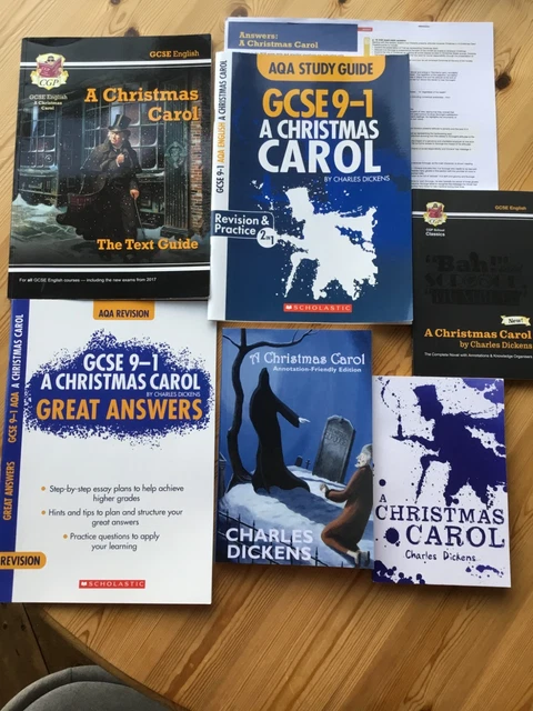 ENGLISH GCSE A Christmas Carol Revision Bundle £8.66 - PicClick UK