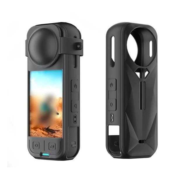 PROTECTIVE CAMERA SET for Insta 360 X5 Including Silicone Case and Lens ...