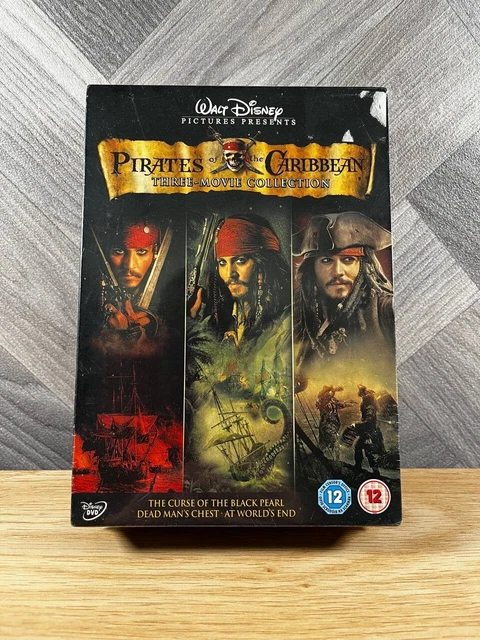 PIRATES OF THE Caribbean Three Movie Collection DVD Brand New Sealed ...