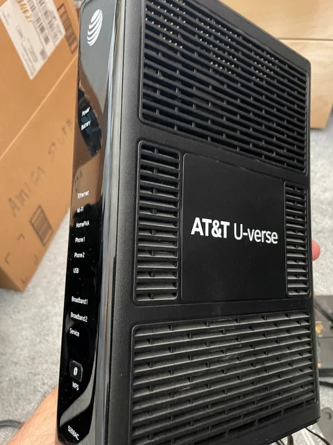 AT&T U-VERSE ARRIS 5268AC FXN Gateway WiFi Modem-Router 296-0417700 w ...