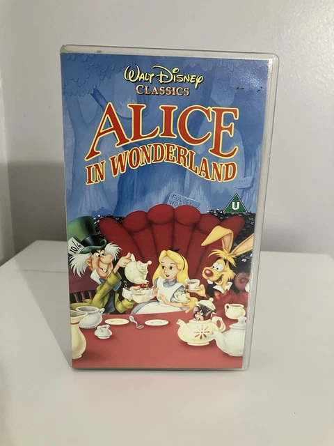 ALICE IN WONDERLAND VHS PAL Walt Disney Classics Video Tape 1951 animation £5.00 - PicClick UK