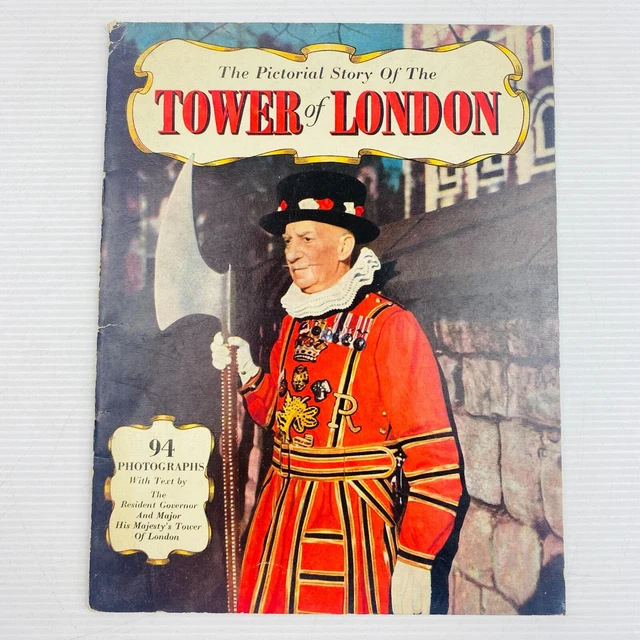 VINTAGE SOUVENIR TOURIST Guide: Tower of London Resident Governor c ...