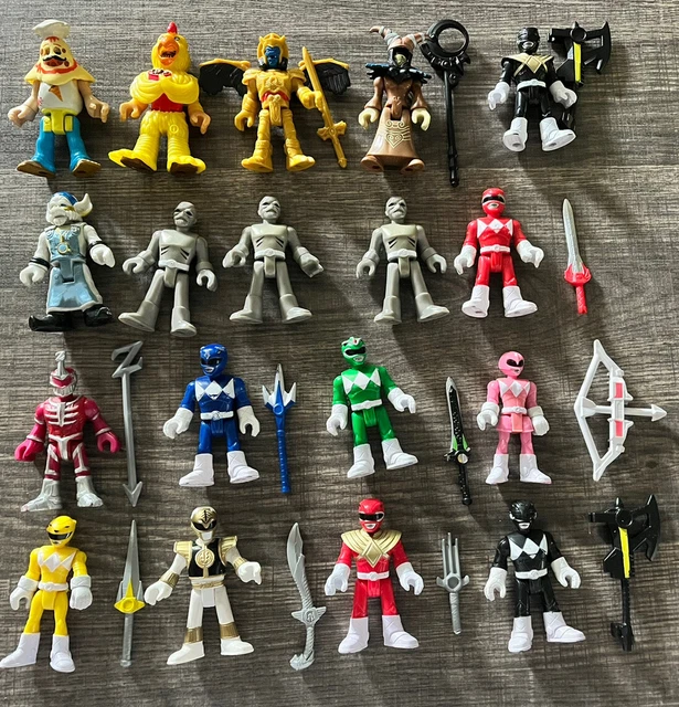 FISHER PRICE IMAGINEXT Power Rangers Action Figure And Accessories Lot ...