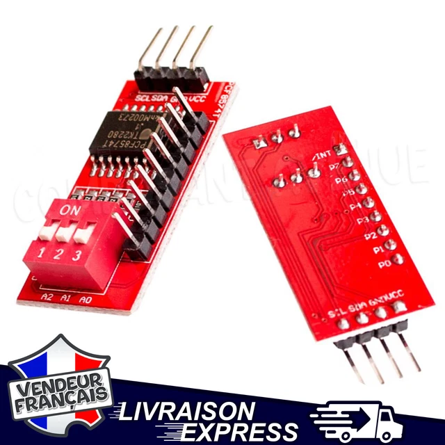 Module Pcf8574t 8 Bit Io I2c Extension Bus Shield Arduino Raspberry 669 Eur 489 Picclick Fr
