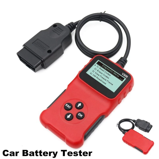 FAULT CODE TOOL Vehicle Battery Monitor Car Code Reader Car Battery ...