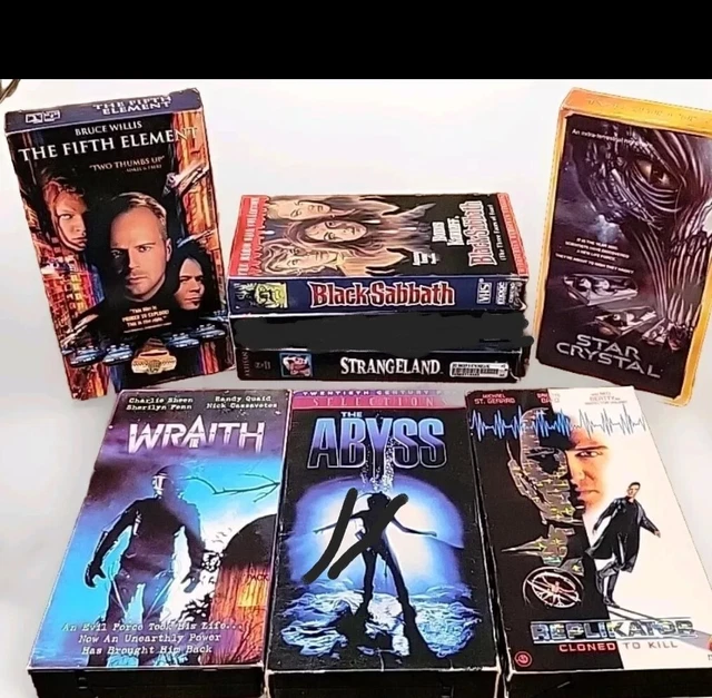 VINTAGE 80S 90S Sci-Fi/Horror VHS Lot Bundle 7 Total Movies £27.48 - PicClick UK