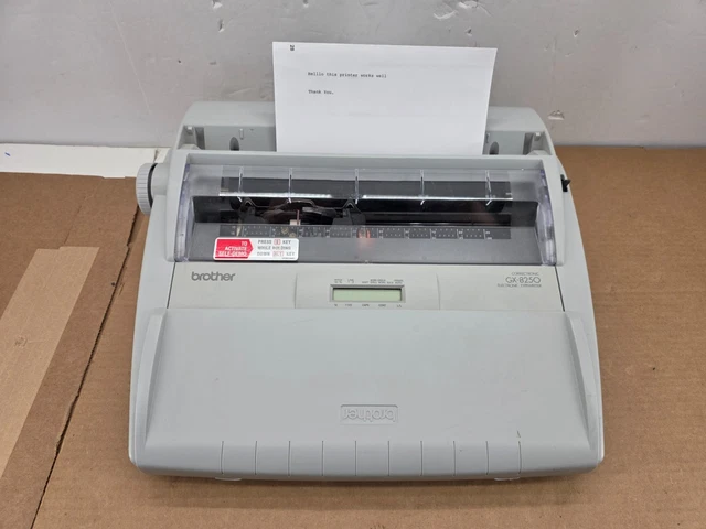 BROTHER CORRECTRONIC GX 8250 Electric Typewriter Word Processor- Tested ...