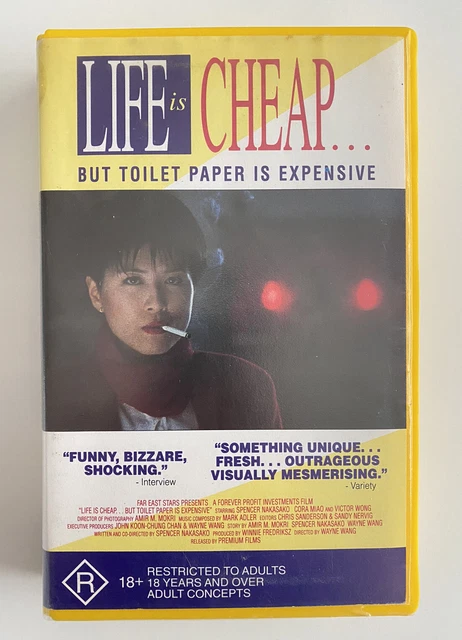 LIFE IS CHEAP ...But Toilet Paper Is Expensive [VHS] Ex-Rental Video ...