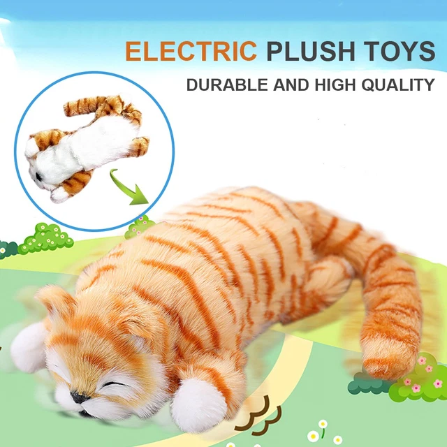 REALISTIC CAT PLUSH Toy Cute Lifelike Simulation Stuffed Animal Dolls ...