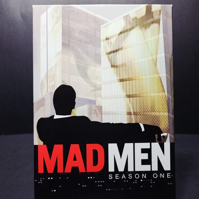 MAD MEN SEASON One 1 DVD Box Set - Tested - 2008 AMC Series 4 Disc w ...