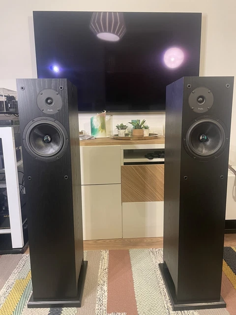 PROAC RESPONSE D18 BOXED High End Loudspeakers in Black Ash finish £850 ...