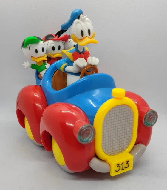 FIGURINE VOITURE AUTO 313 Donald Duck Coll Picsou Scrooge McDuck Onkel ...