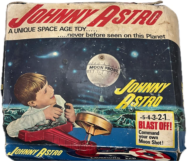 JOHNNY ASTRO VINTAGE 1960's Space Age Toy Set by Topper Toys ...