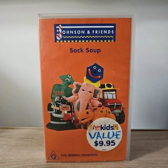 JOHNSON AND FRIENDS SOCK SOUP VHS ABC Kids TESTED $45.00 - PicClick AU
