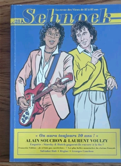 SCHNOCK N° 28 Alain Souchon Laurent Voulzy EUR 10,00 - PicClick FR