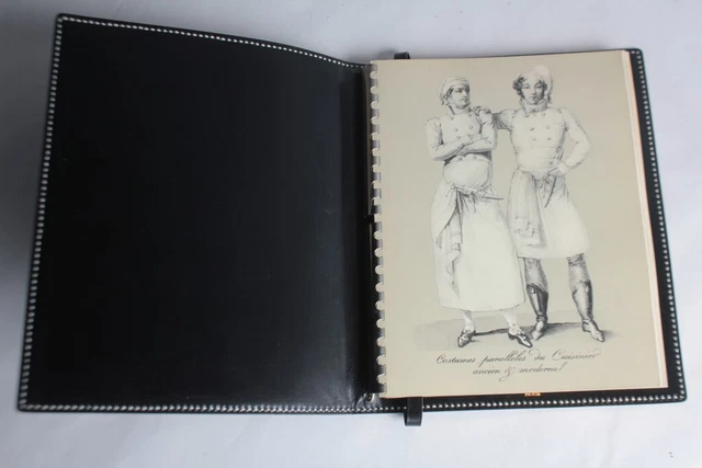 HERMES CARNET DE réception Invités Menus Cuisine cuir box noir (63246 ...