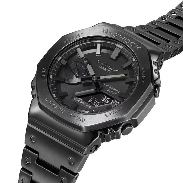 CASIO G-SHOCK CASIOAK Full Metal Gm-B2100 Solar Watch All Black Gm ...