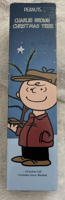 PEANUTS CHARLIE BROWN Christmas Tree with Linus Blanket By Product ...