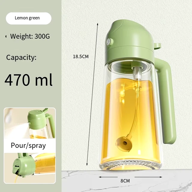 TIPO DI PRESSA Olio Di Vetro Spray Bottiglia Di Olio Spray Distributore ...