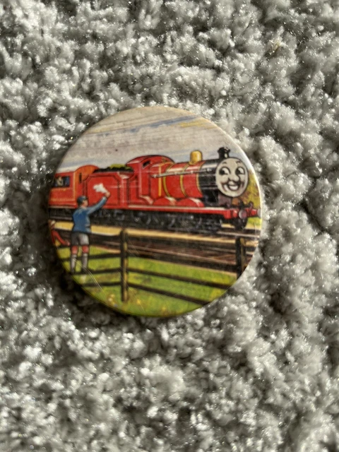 VINTAGE THOMAS THE Tank Engine - James Red Engine Pin Badge 1980s £3.95 ...